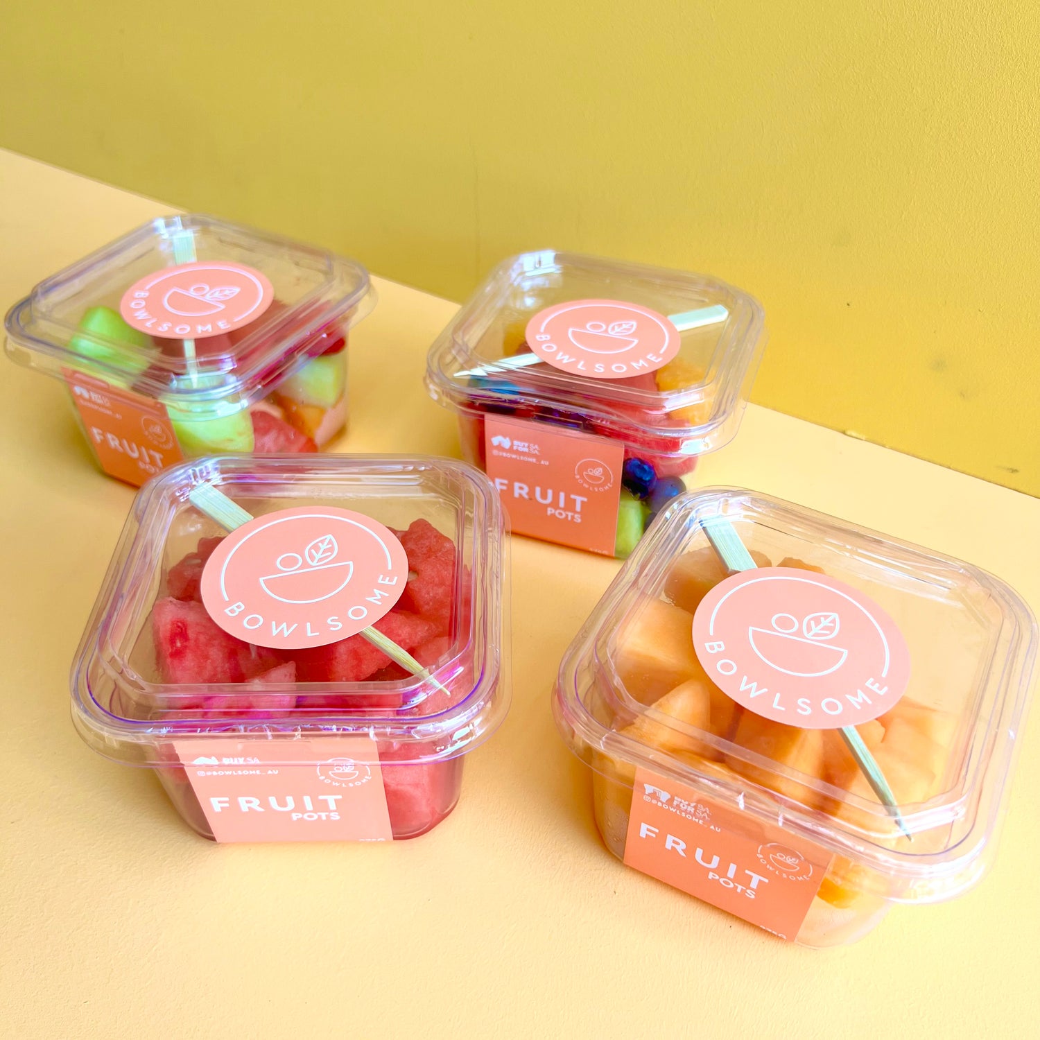 Fruit Salad Sweet Berry Pots – BowlsomeAU